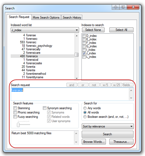 Searching for Desktop Search